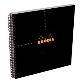 Rhodia | R193609 | 8 1/4" x 8 1/4" | Wirebound Reverse Book | Graph ...